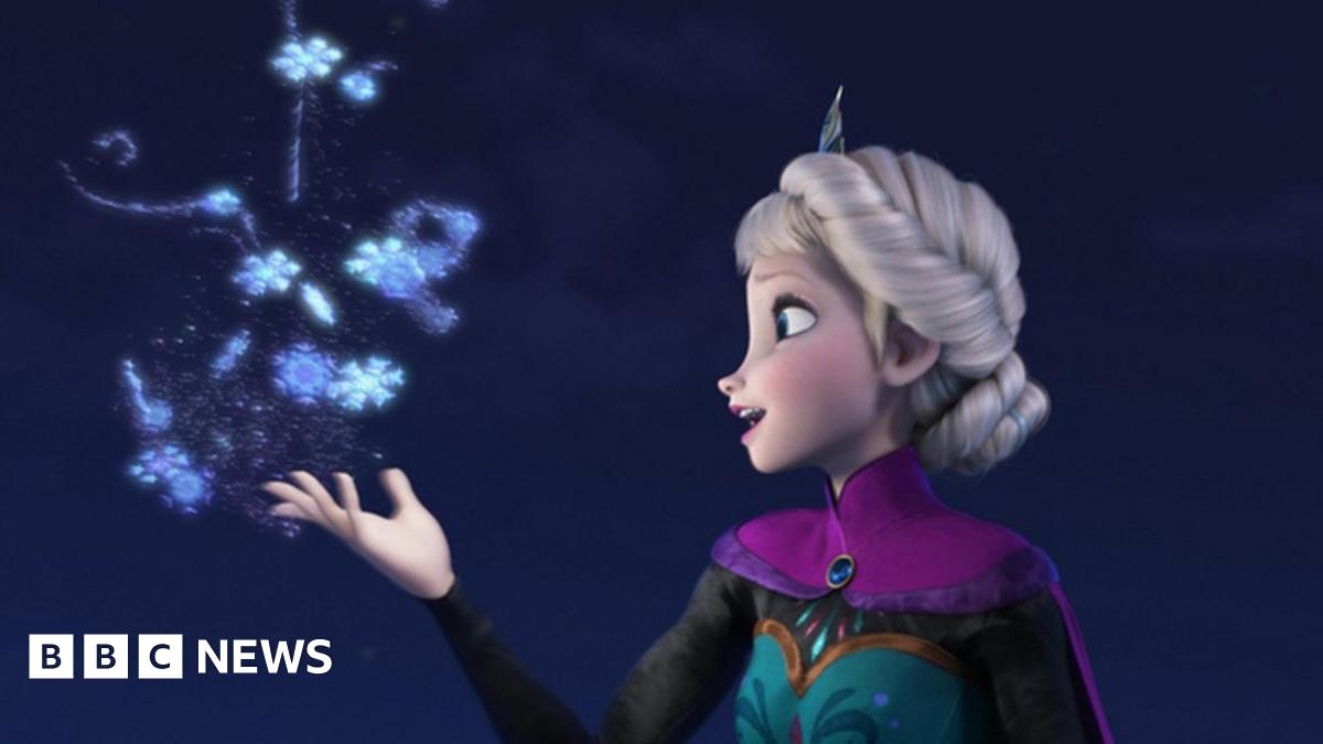 How Frozen's Elsa helped a little girl with albinism - BBC News
