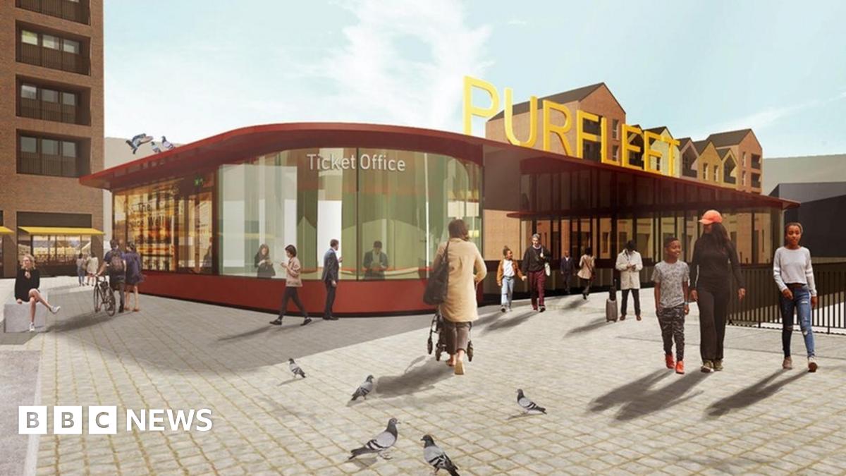 Vision for new Purfleet-on-Thames railway station moves forward - BBC News