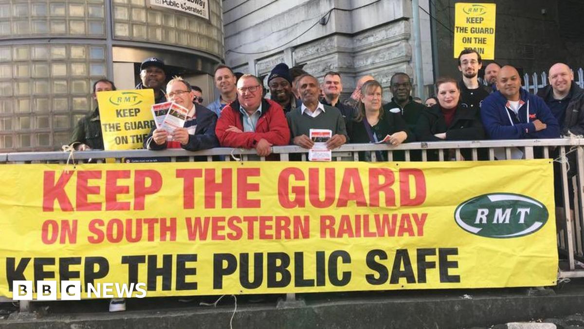 Strikes on Northern and South Western rail over guards - BBC News