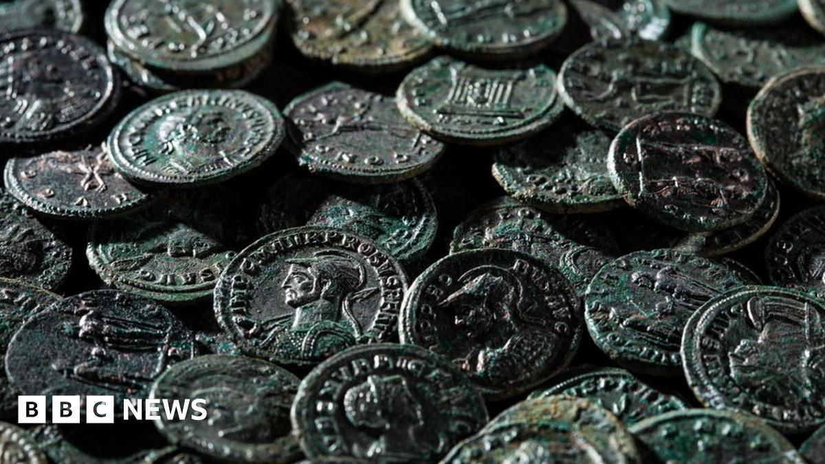 Trove of ancient Roman coins found in Switzerland - BBC News