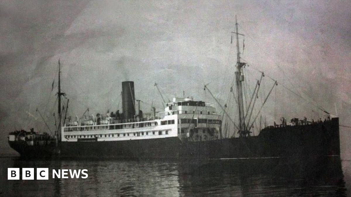 SS Sagaing: WW2 shipwreck refloated by Sri Lanka navy - BBC News