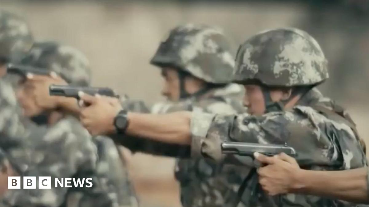 China's military release action-packed rap recruitment video - BBC News
