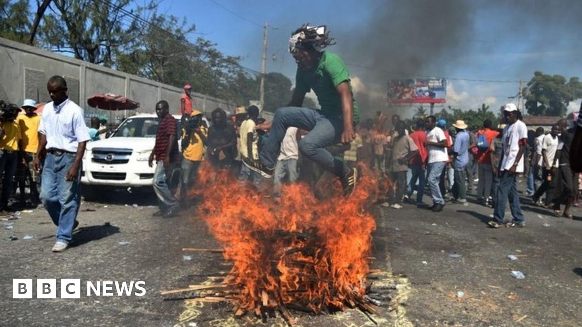 Haiti election results trigger violent protests - BBC News