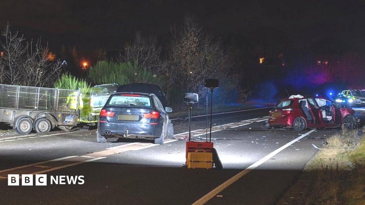 Woman, 89, dies and another critical in separate crashes - BBC News