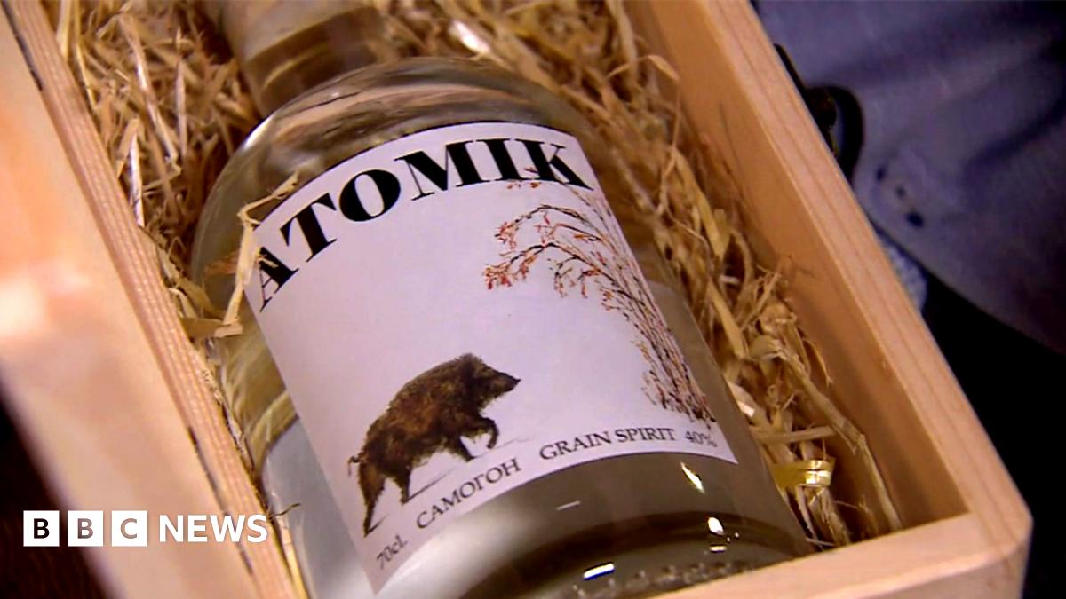 Chernobyl vodka: First consumer product made in exclusion zone - BBC News