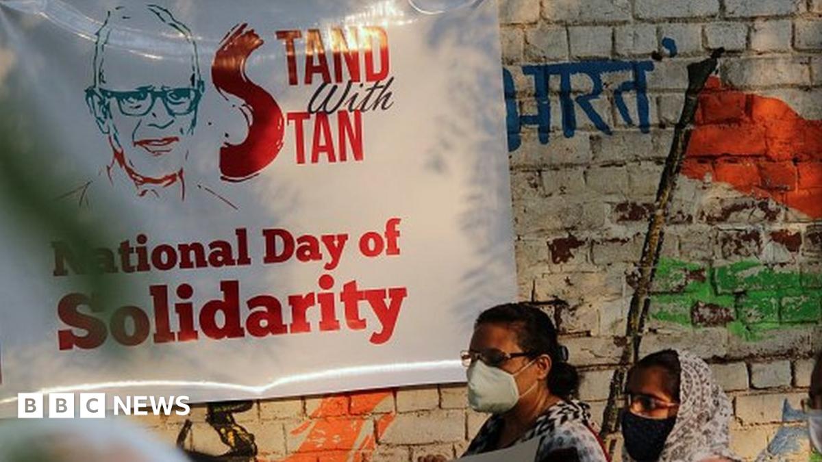 Stan Swamy: India outrage over death of jailed activist - BBC News