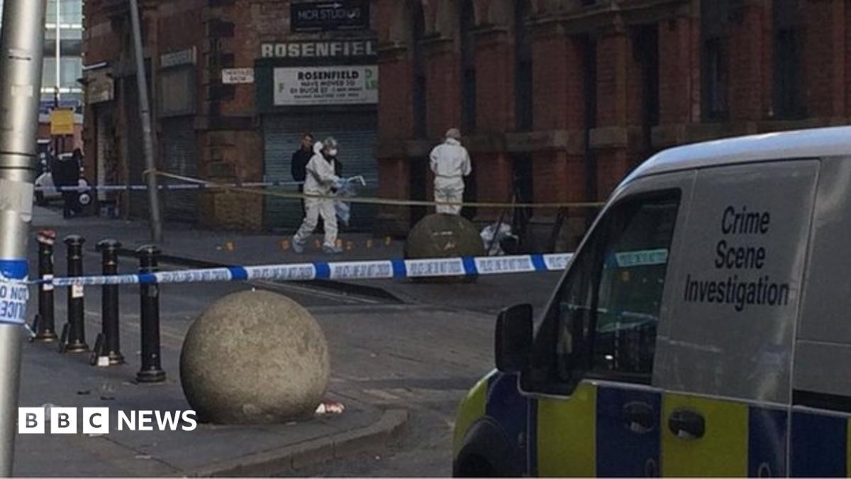 Three held after man left critical in Manchester 'fight' stabbing - BBC ...
