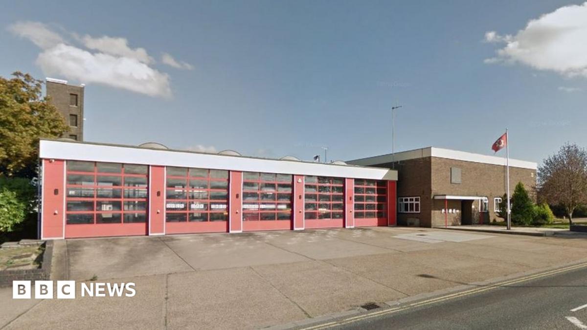 Southend fire crew suspended for cling film 'joke' - BBC News