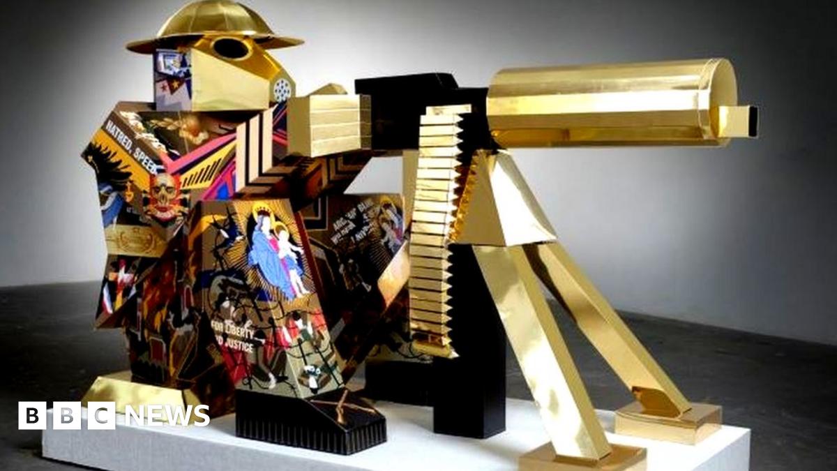 Leeds gets graphic design war sculpture trail - BBC News