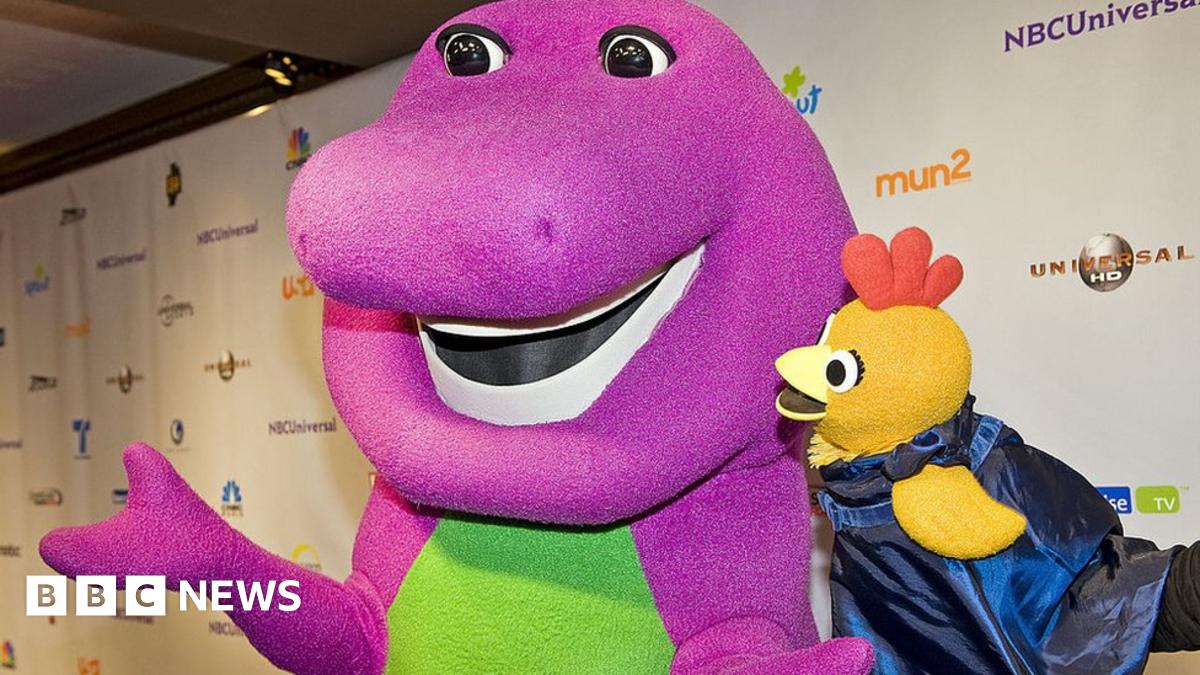 New Barney leaves fans bemused by reimagined image - BBC News
