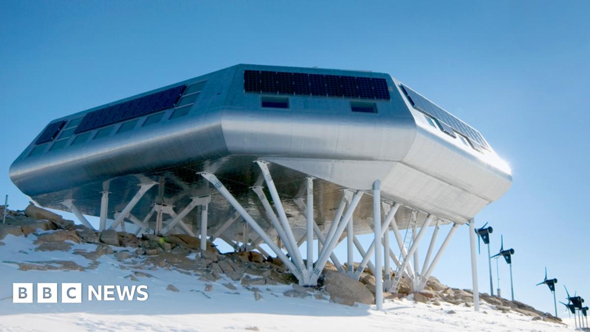 How Antarctic bases went from wooden huts to sci-fi chic - BBC News