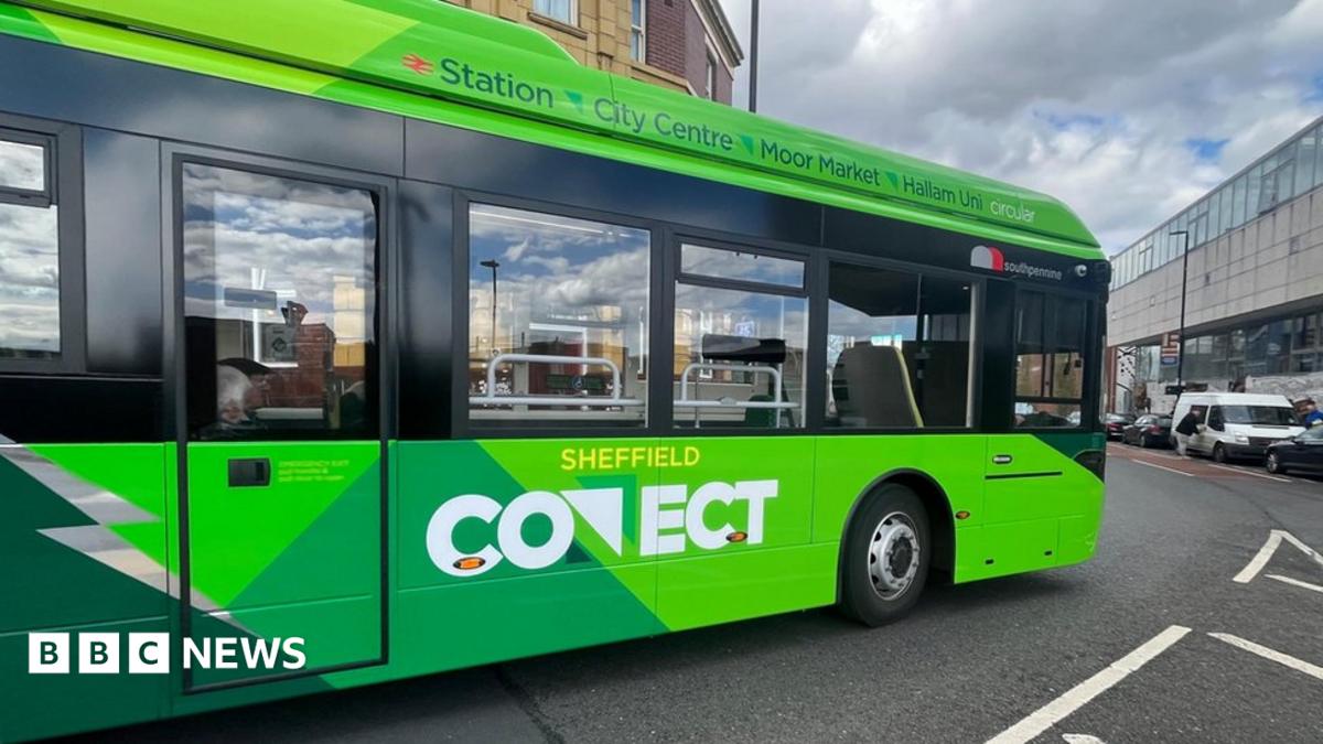 Sheffield Connect: New electric bus stolen and left damaged - BBC News