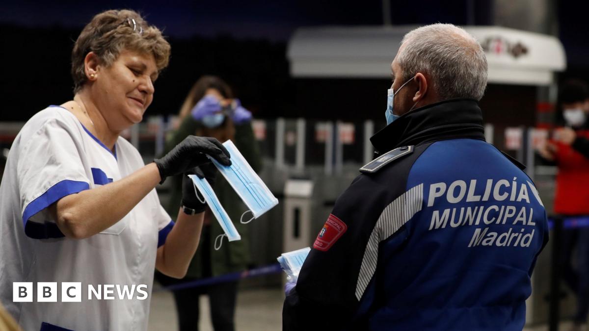 Coronavirus: Spain begins to ease lockdown to revive economy - BBC News