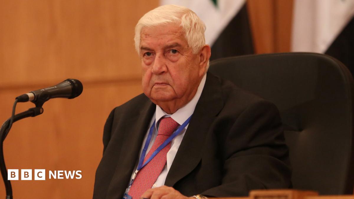 Syria's veteran Foreign Minister Walid Muallem dies aged 79 - BBC News