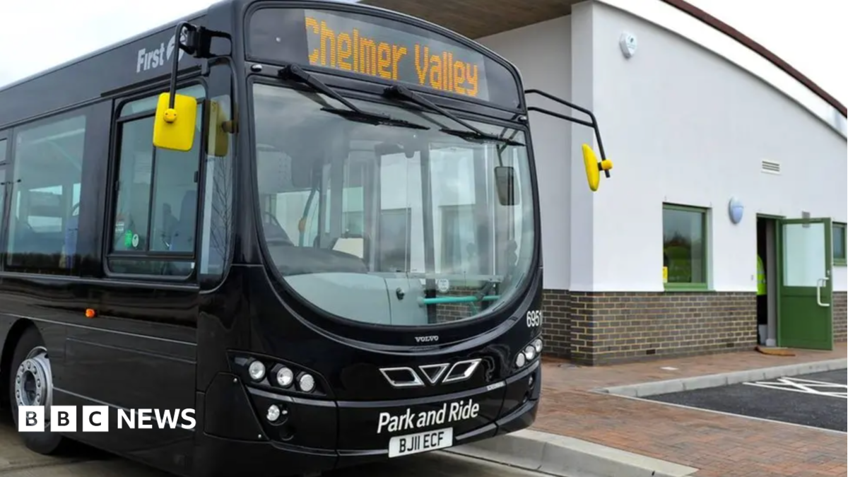 Chelmsford park and ride changes take effect - BBC News