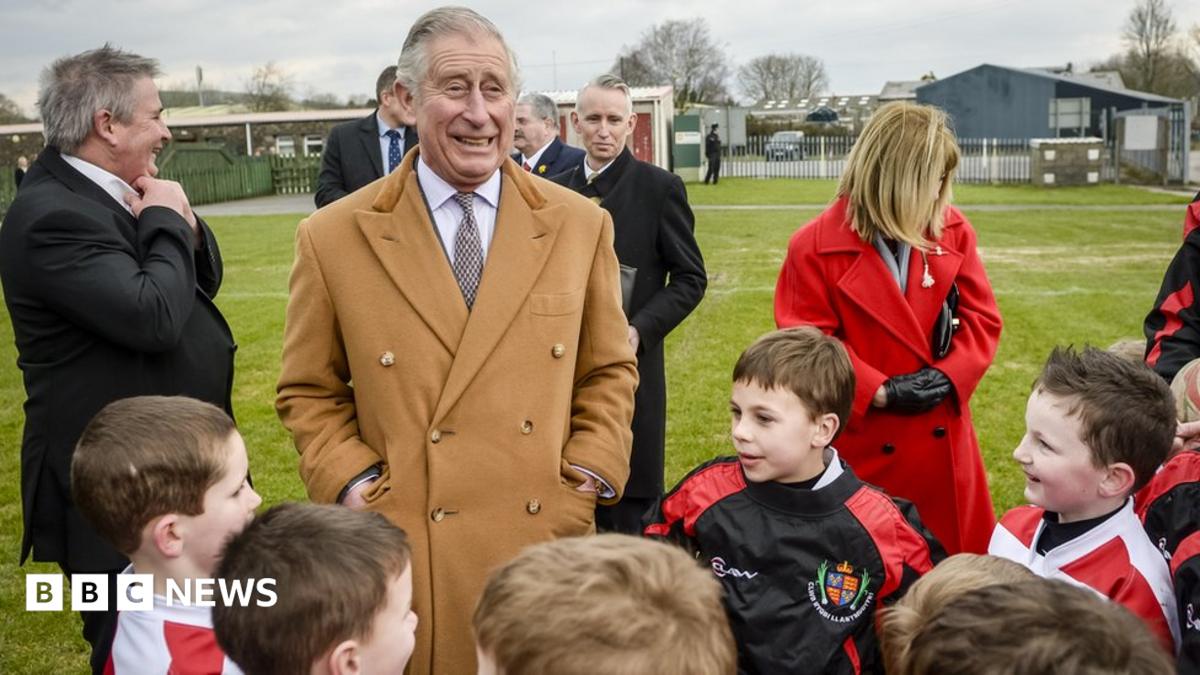 Prince Charles meets children and apprentices on south Wales visit ...