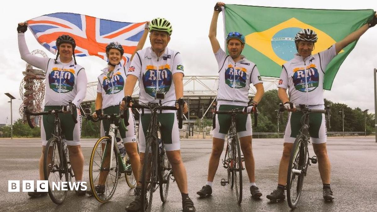 Rio cycle ride in fundraiser Jane Tomlinson's memory - BBC News