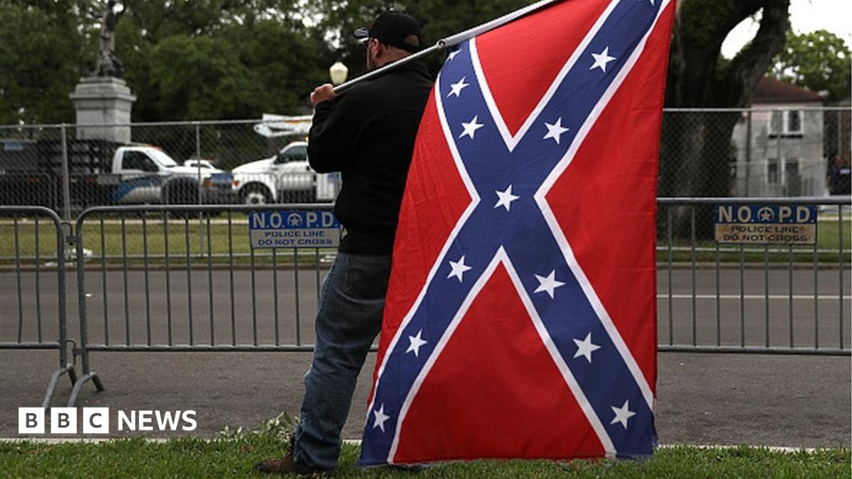 Confederate base names stir tensions over America's dark past - BBC News