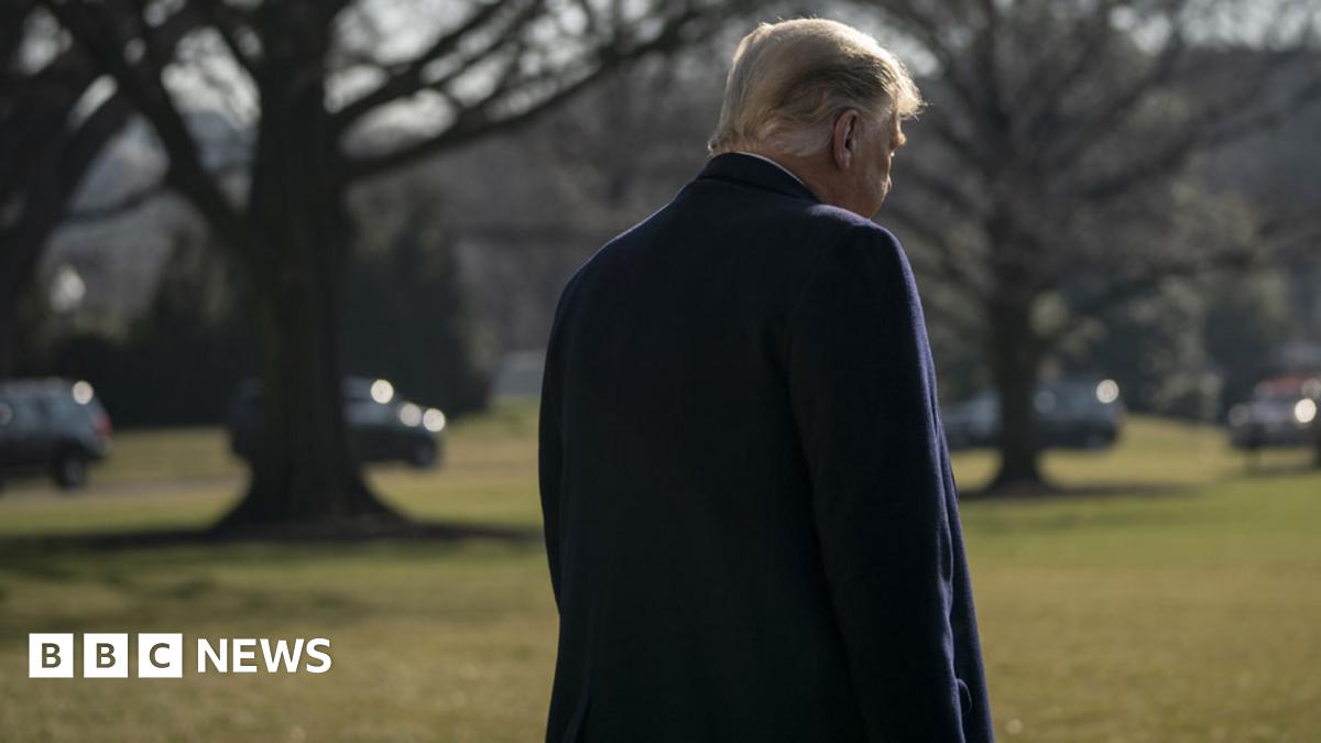 Trump impeached for second time - BBC News