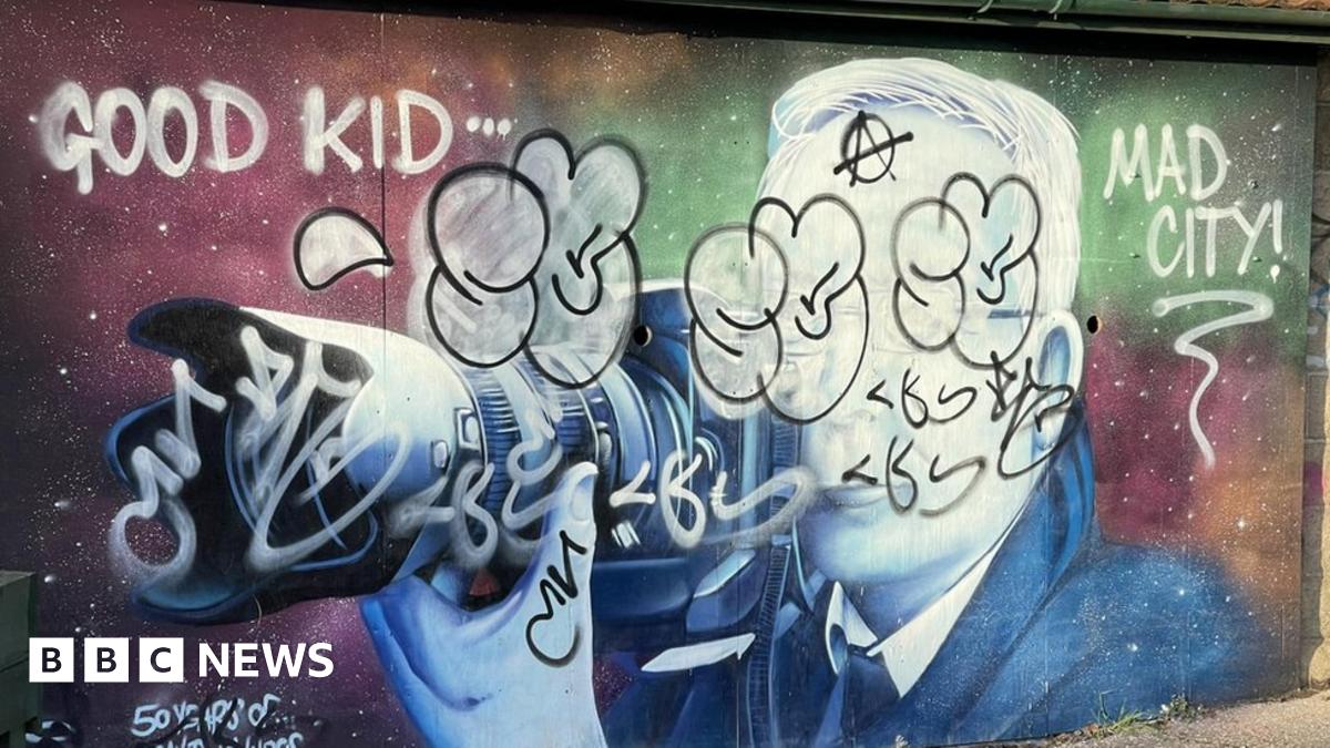 David Lowndes mural defaced weeks after it was painted in Peterborough ...
