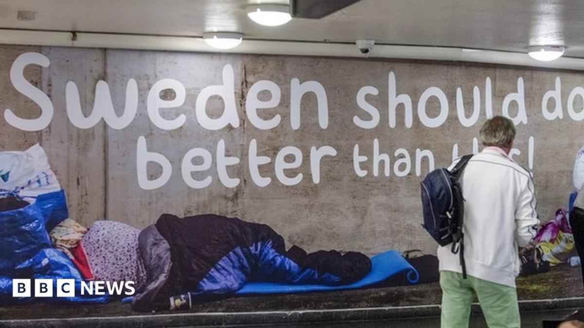 Sweden: Anger mounts over anti-begging campaign - BBC News