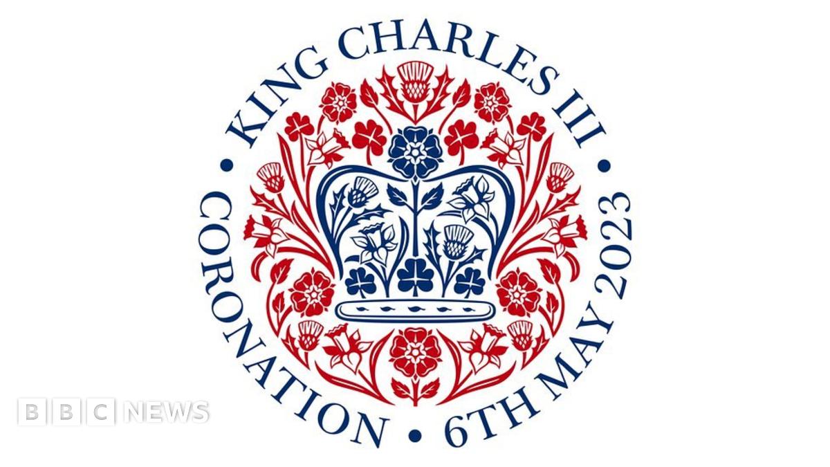 King Charles coronation logo created by iPhone designer - BBC News