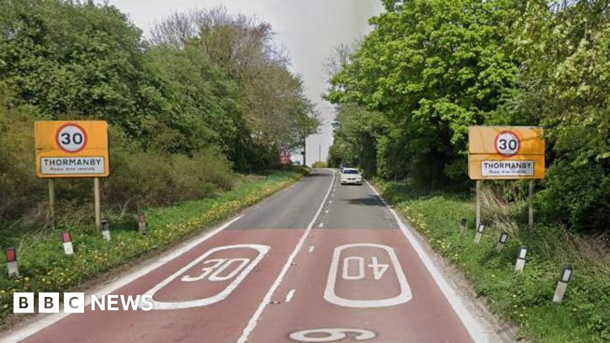 Man seriously injured in Thormanby village three-vehicle crash - BBC News