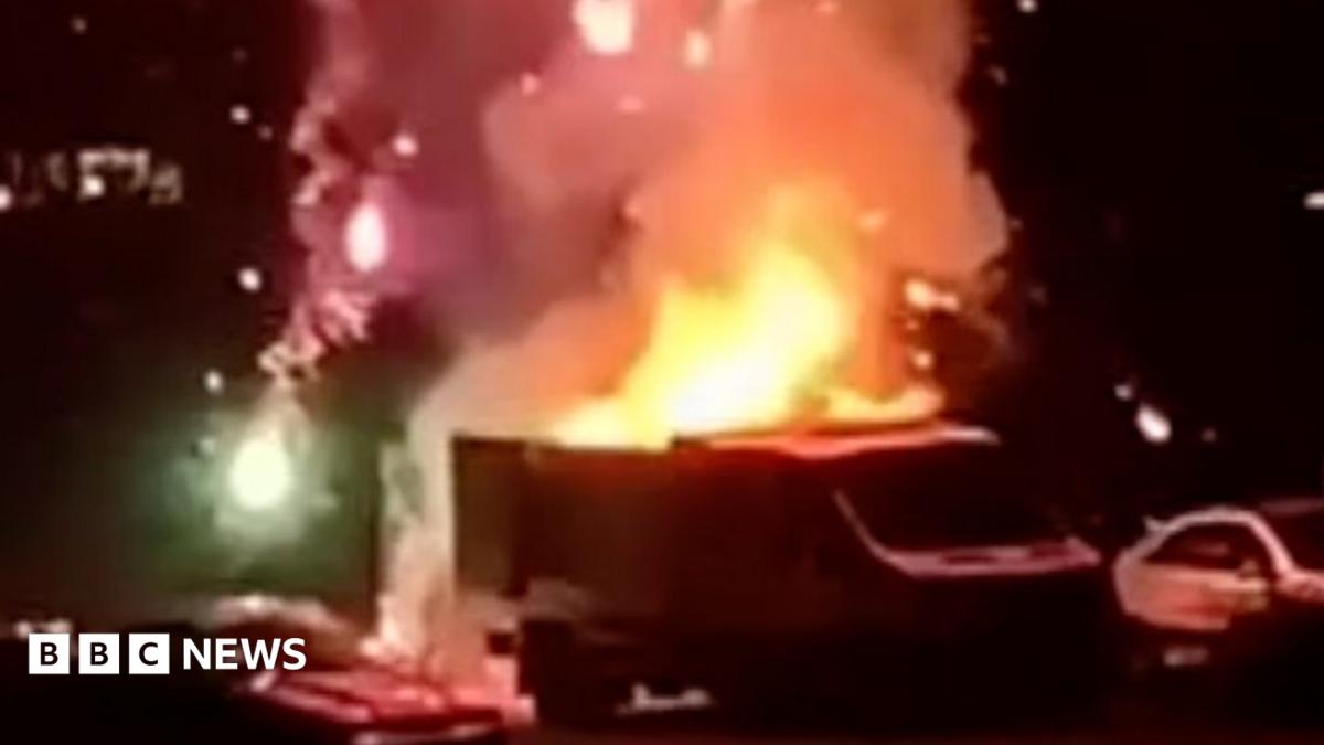 Ringwood fireworks organiser fined over truck explosions - BBC News