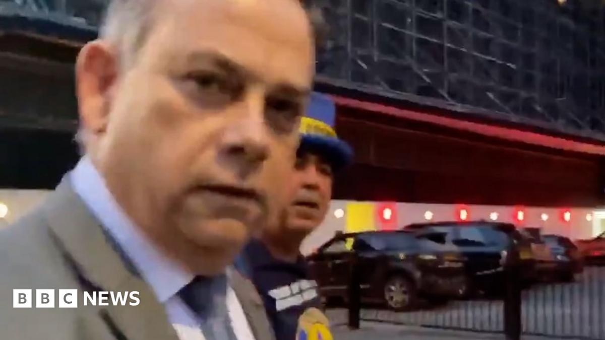 MP Nigel Adams filmed swearing at Mr Stop Brexit Steve Bray - BBC News