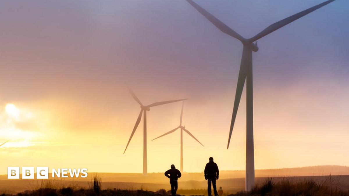 Wind generated a record amount of electricity in 2022 - BBC News