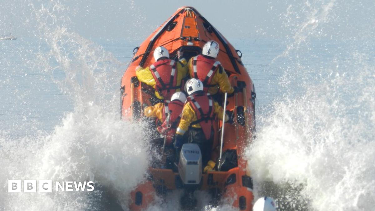Port Talbot and Conwy RNLI crews mark 50th birthday - BBC News