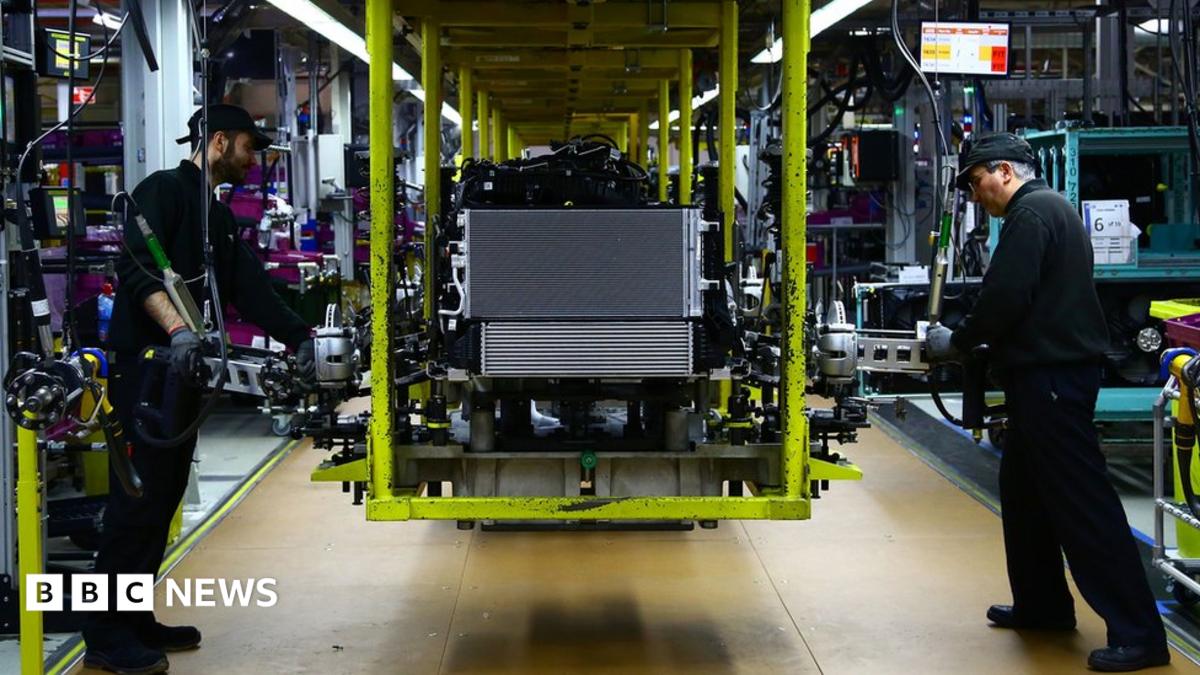 UK manufacturing output at its highest for 10 years - BBC News