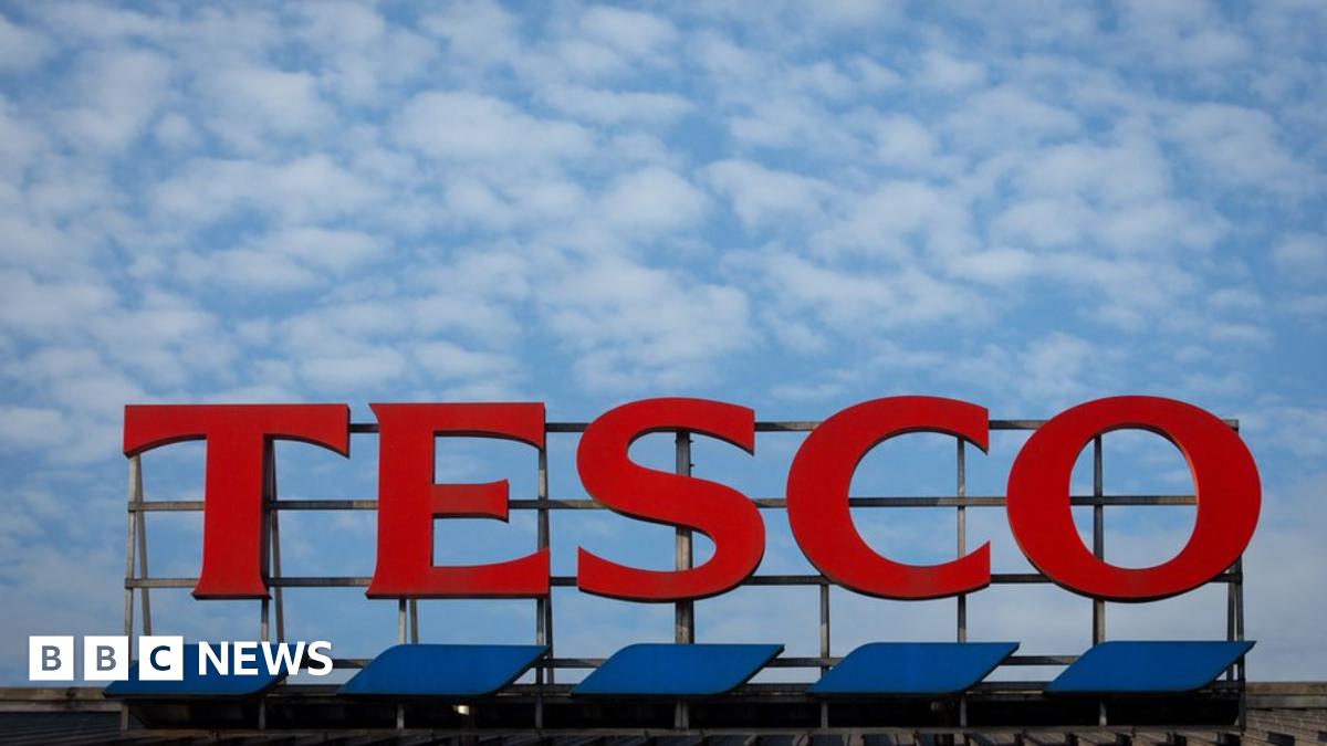 Tesco 'encouraged' by sales progress - BBC News