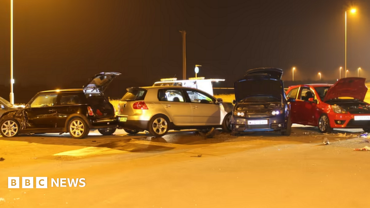 Bingham: Driver jailed after street race crash saw spectator lose leg ...
