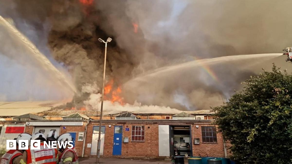 Accidental Baldock industrial estate fire started in water boiler - BBC ...