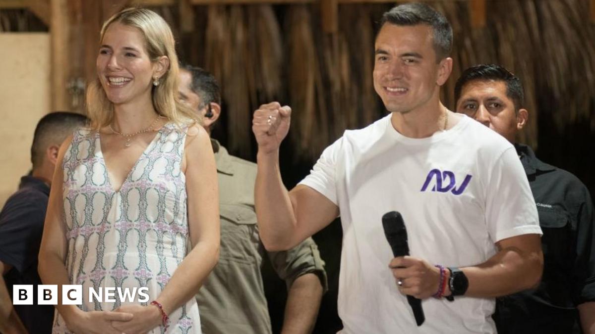 Daniel Noboa becomes Ecuador's youngest president-elect - BBC News