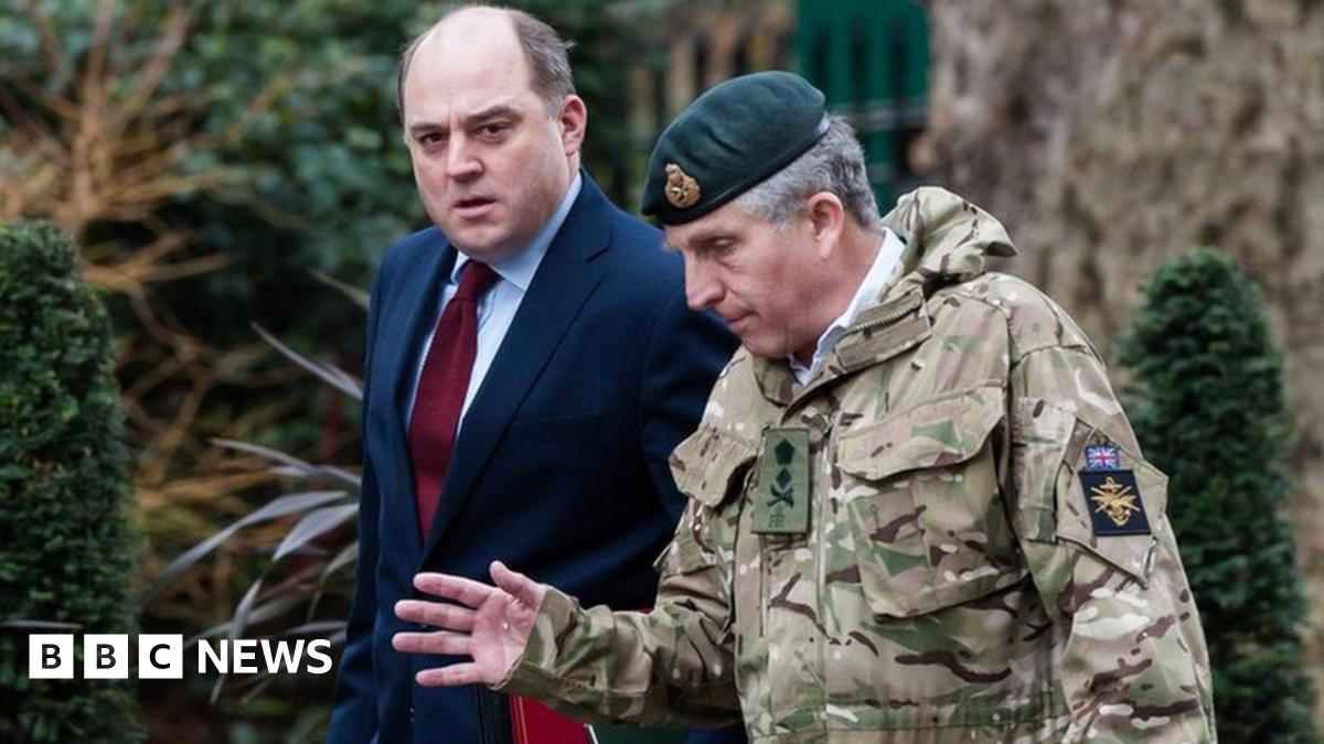 Covid-19: Defence secretary and military heads self-isolate - BBC News
