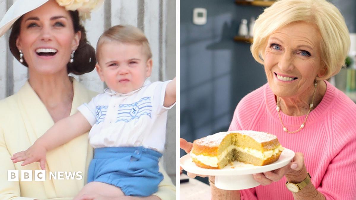 Prince Louis: Mary Berry inspires royal's earliest words - BBC News
