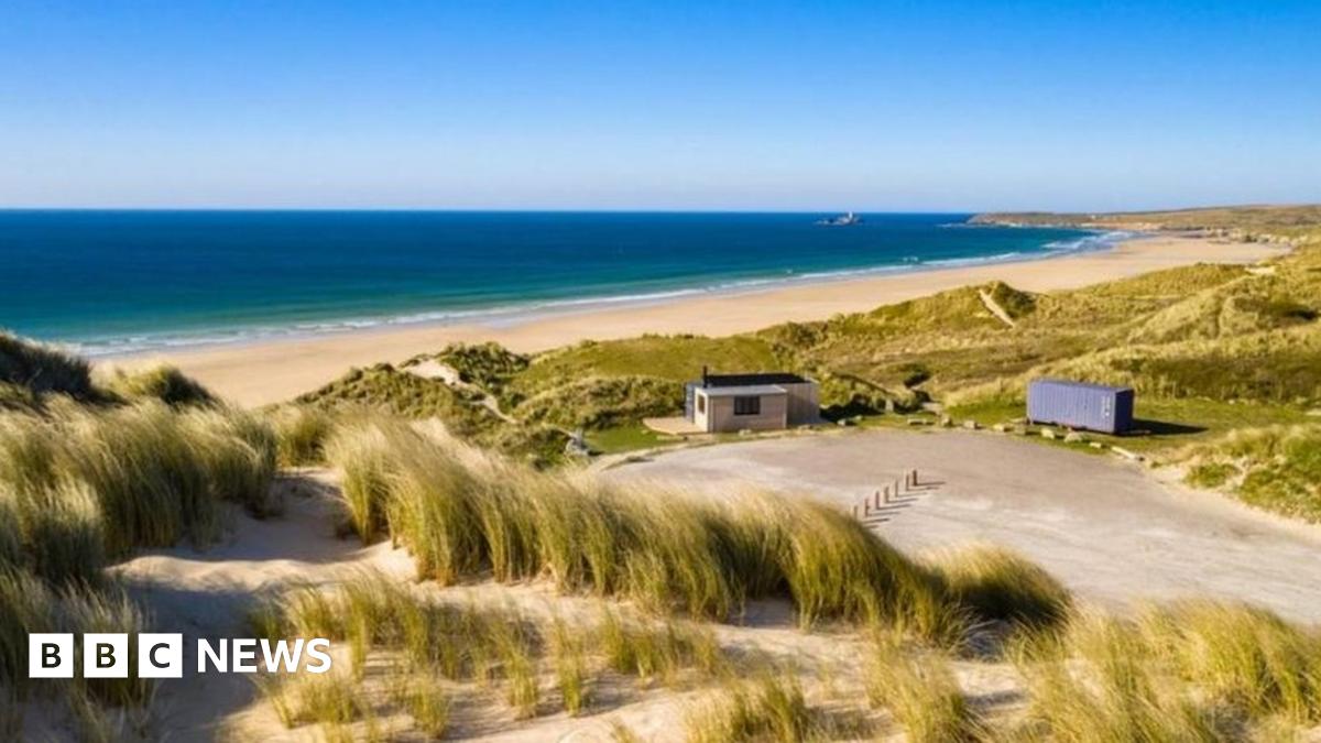 Sandy Acres: Cornish seaside estate including beach for sale - BBC News