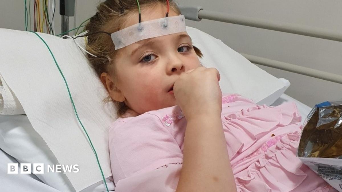 Fundraising plea after Telford girl's epilepsy diagnosis - BBC News