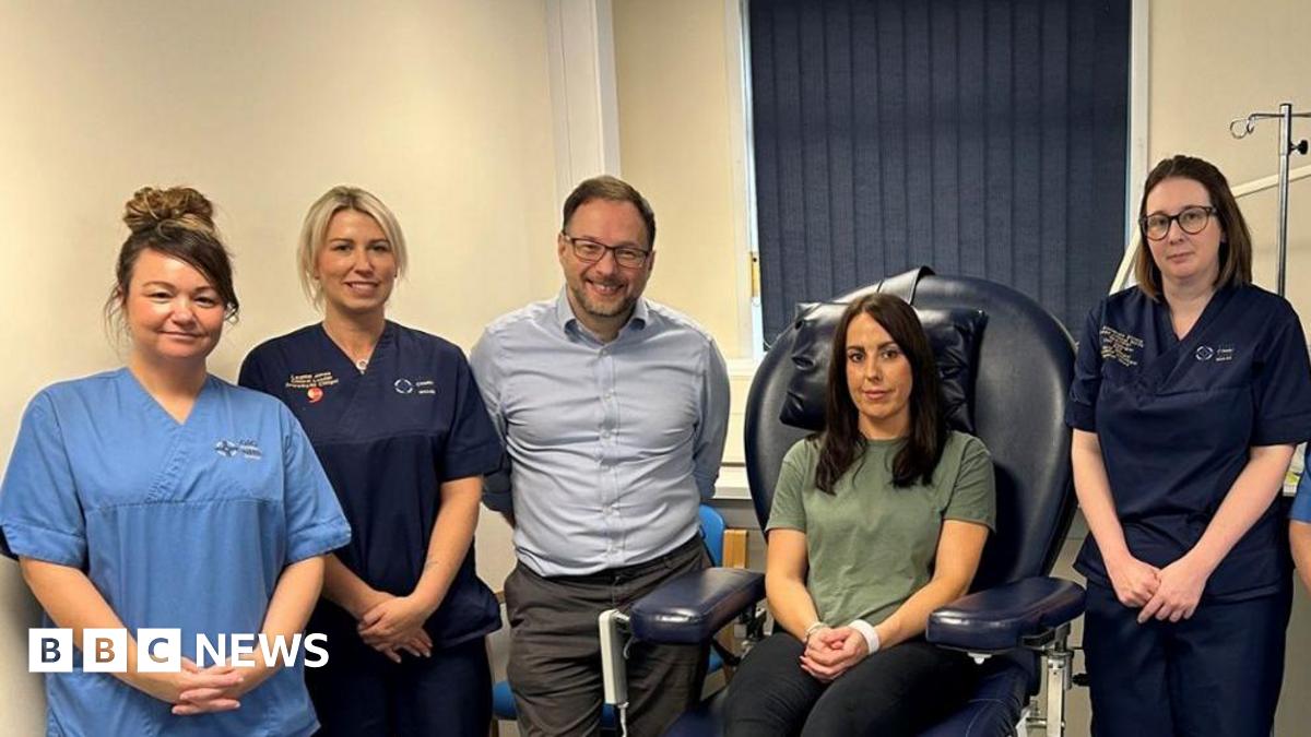 Multiple sclerosis: Swansea woman first in UK to get injection - BBC News