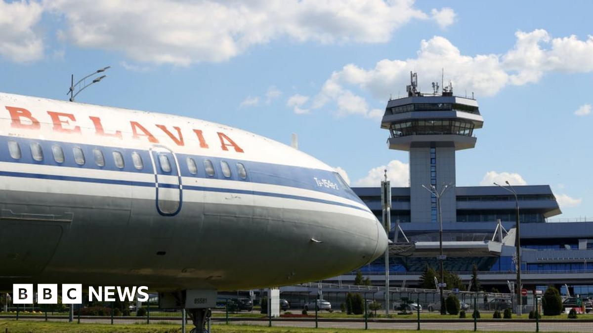 Belarus flights redirected after Roman Protasevich's arrest - BBC News