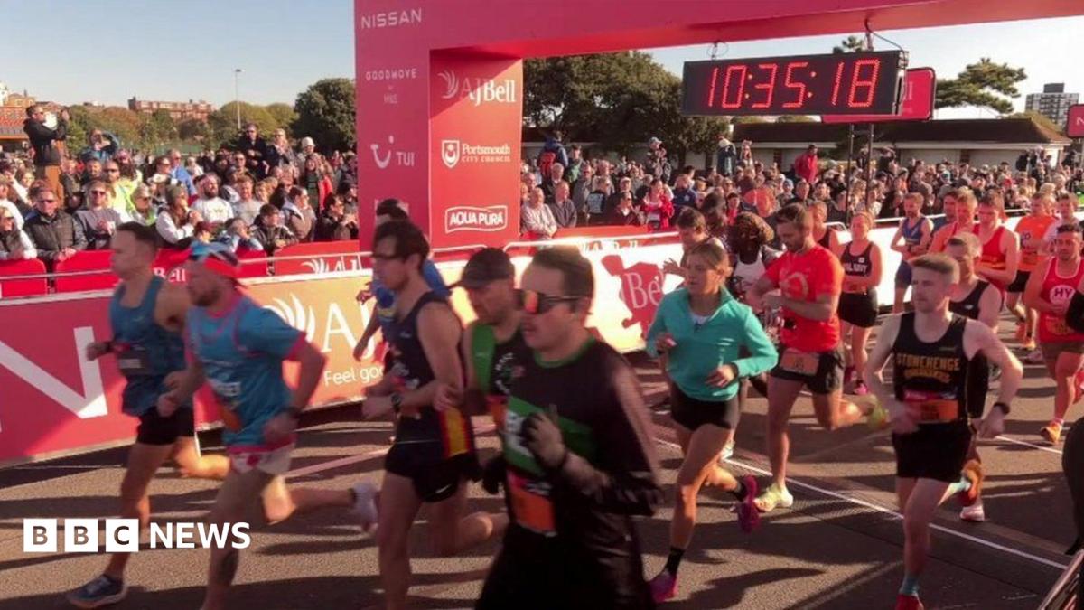 Great South Run: Race cancelled over weather concerns - BBC News