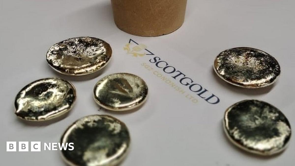 Extraction from Scotland's only gold mine ramped up - BBC News