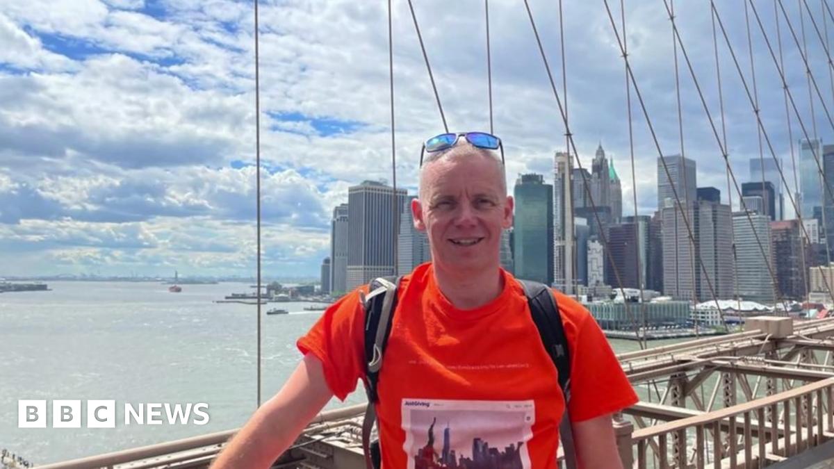 Paralysed Hampshire man defied odds to walk New York marathon - BBC News