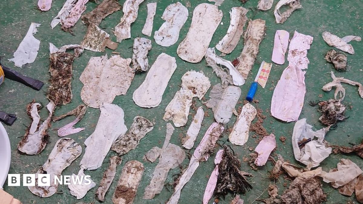 Marske beach littered with condoms, tampons and wipes - BBC News