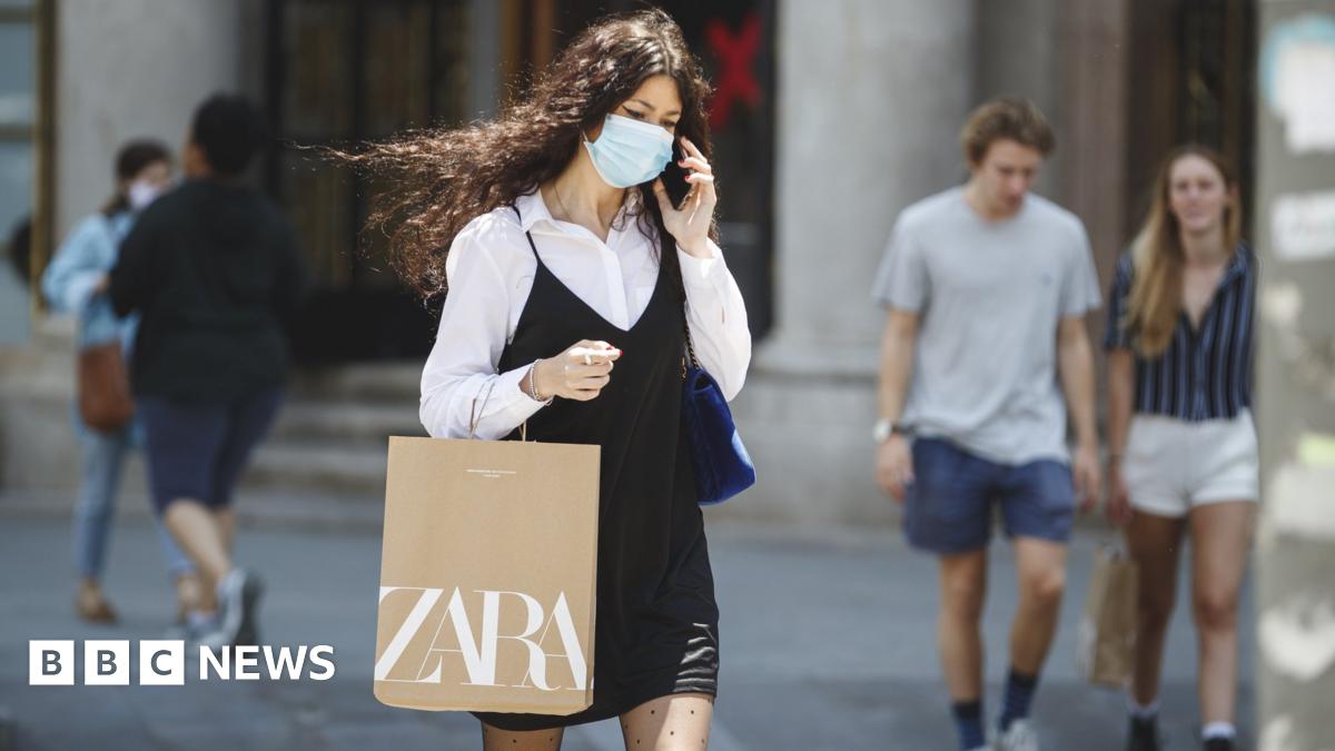 Zara owner sees online sales surge 95% in April - BBC News