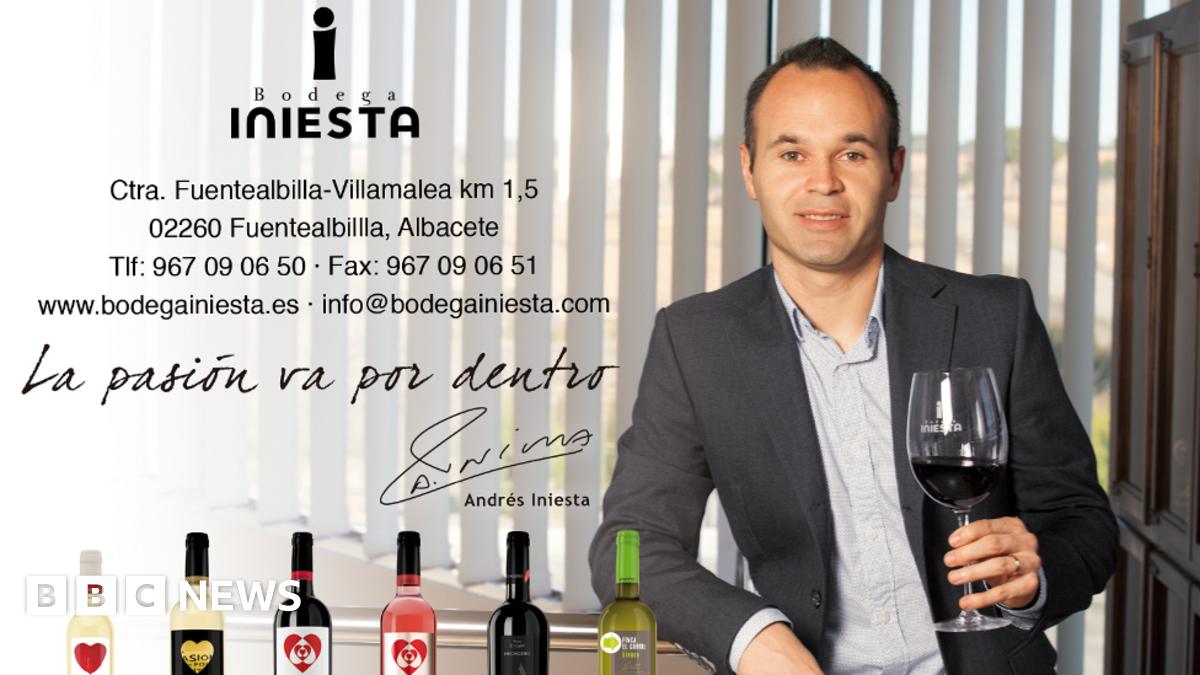 Barcelona star Iniesta seeks winning wine formula - BBC News