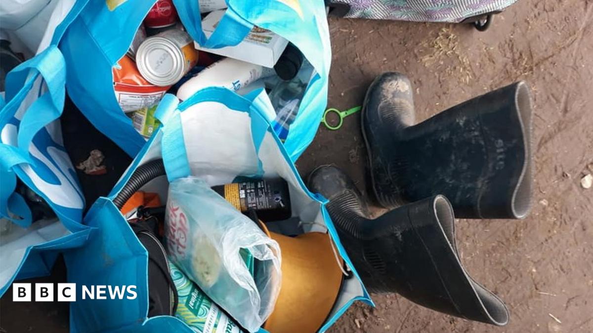 Reading Festival food salvaged for homeless people - BBC News