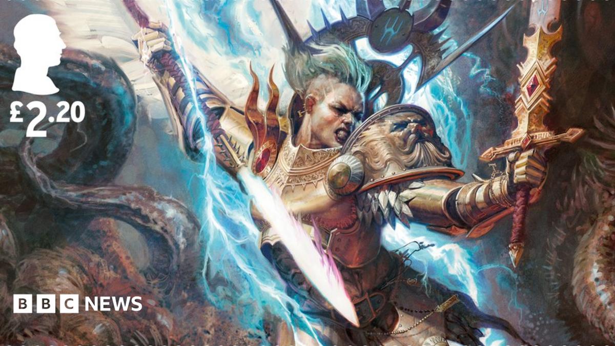 Warhammer: Royal Mail issues stamps to mark game's 40th anniversary ...